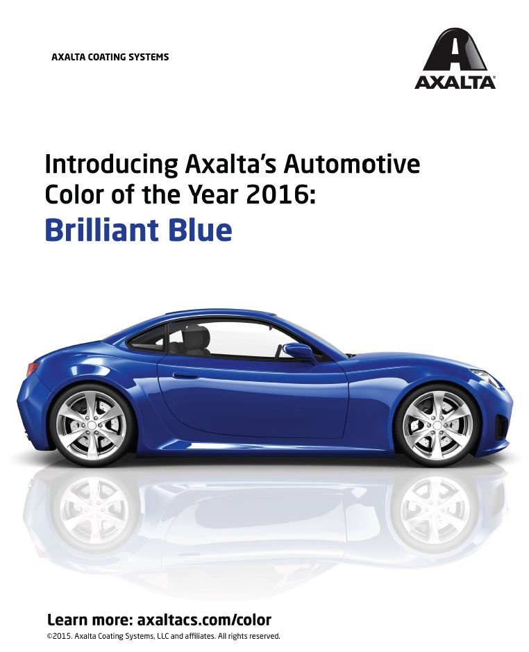 Color Block: Axalta’s North American Automotive Color of the Year 2016 ...