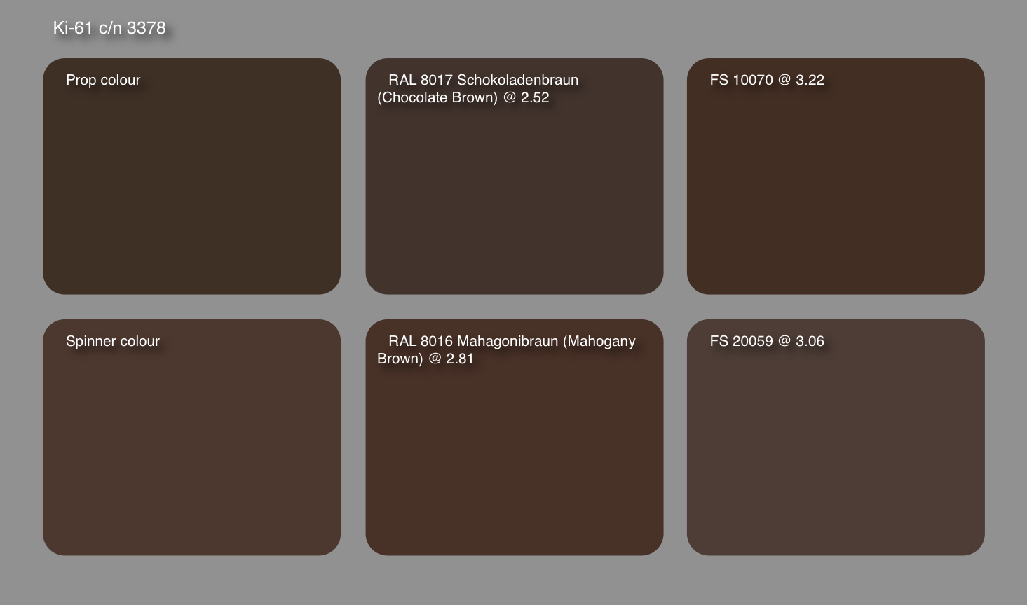 Aviation of Japan 日本の航空史: Army Prop and Spinner Colours