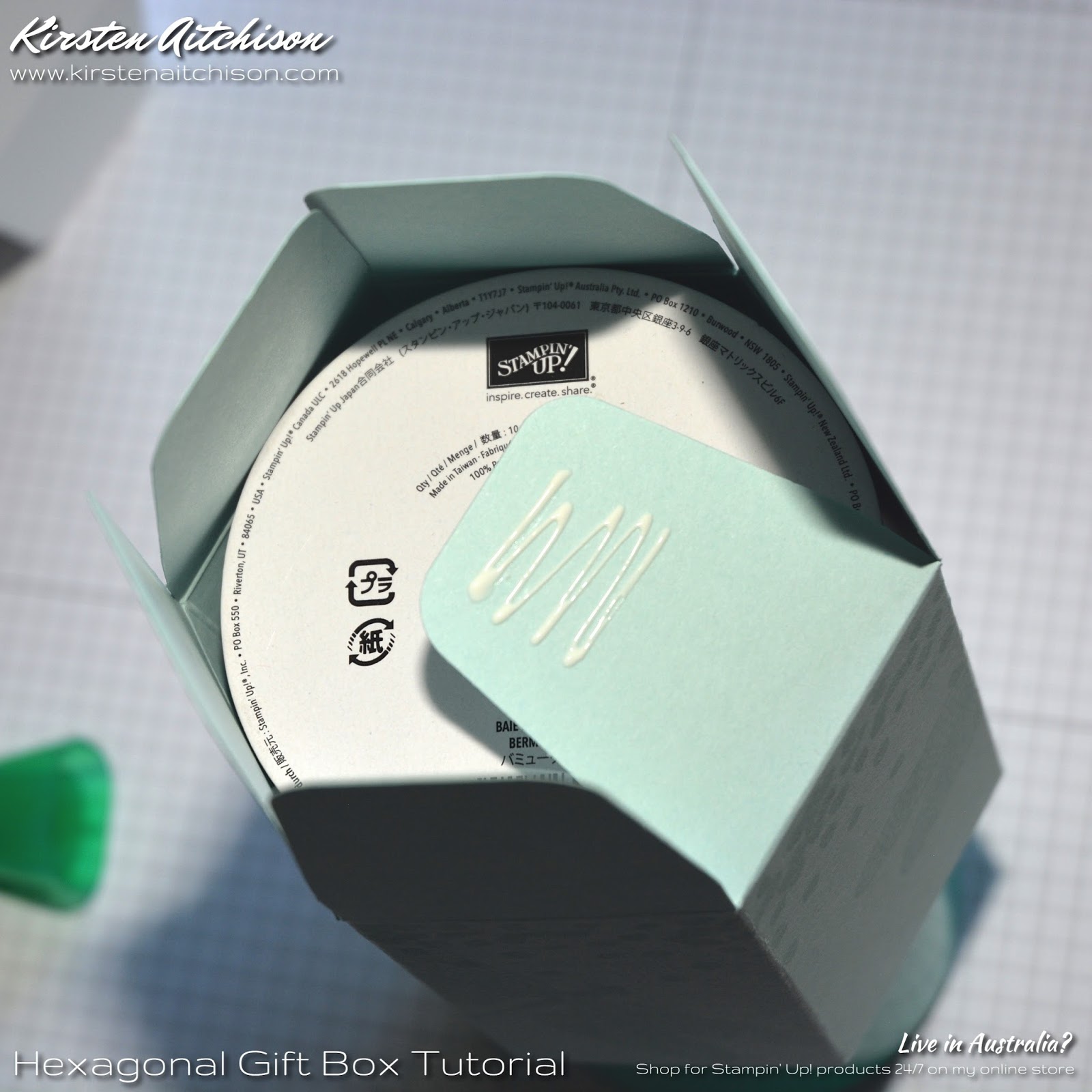 Kirsten Aitchison: Handmade with Love: Hexagonal Gift Box Tutorial