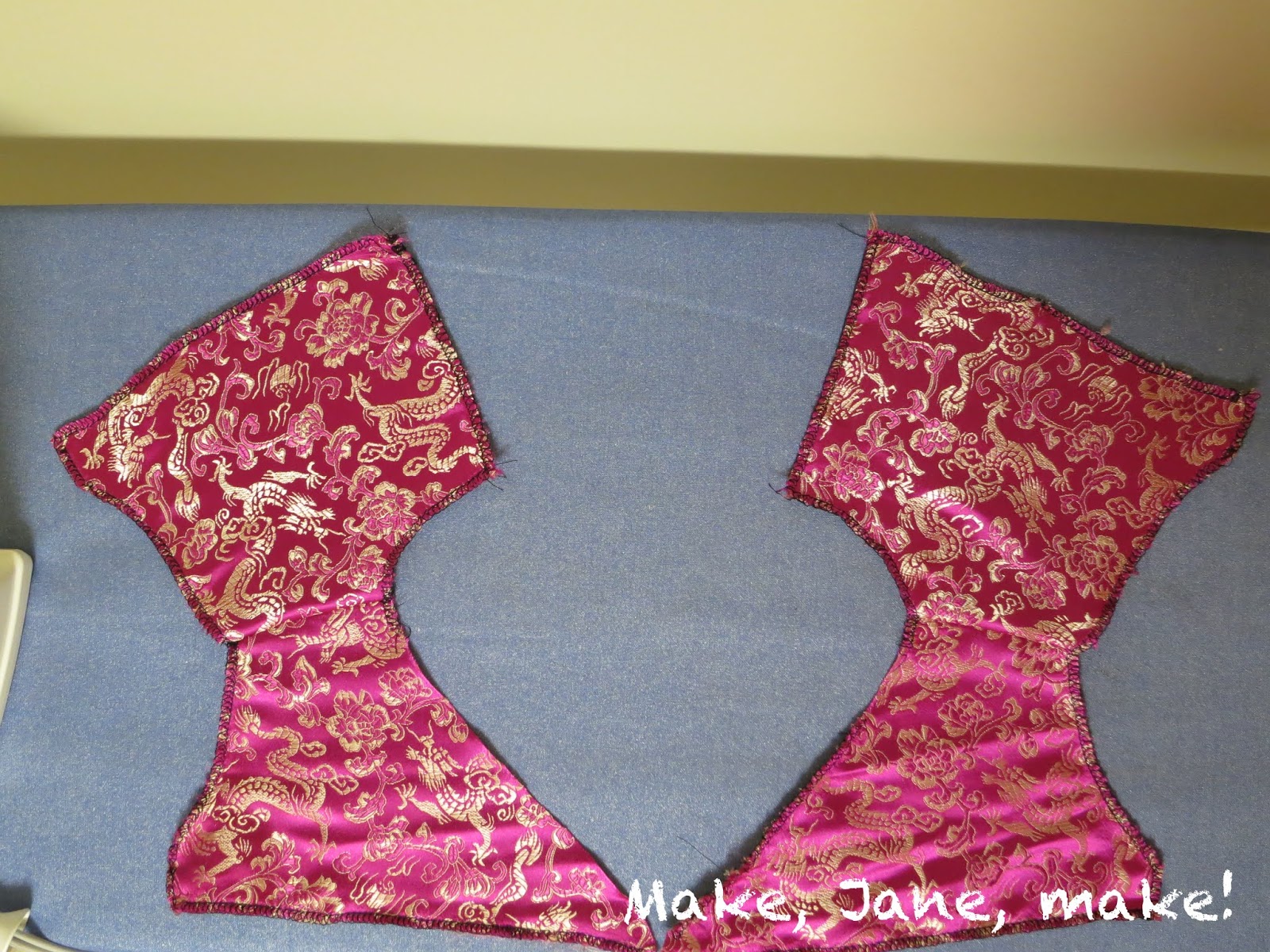 Make, Jane, make!: Baby Qipao Tutorial, Part One