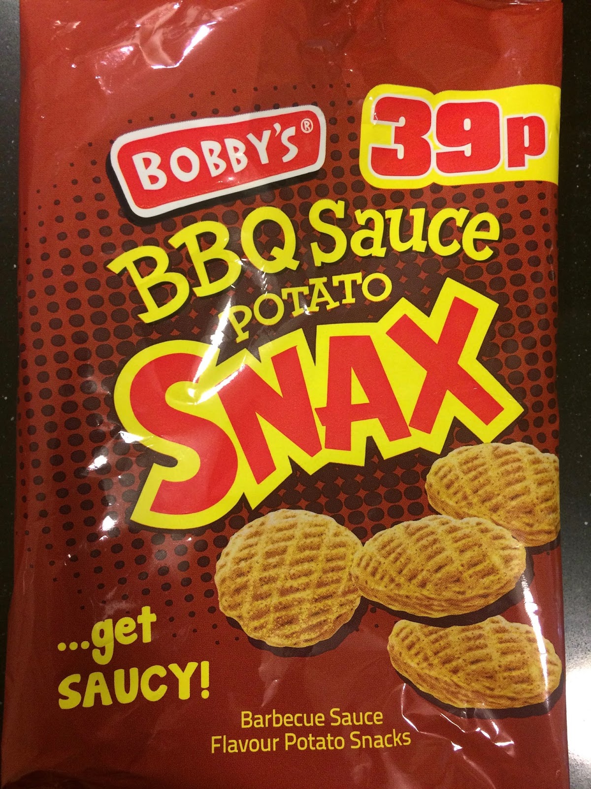Cheeseburger Crisps & Other Stories: Bobby’s BBQ Sauce Potato Snax