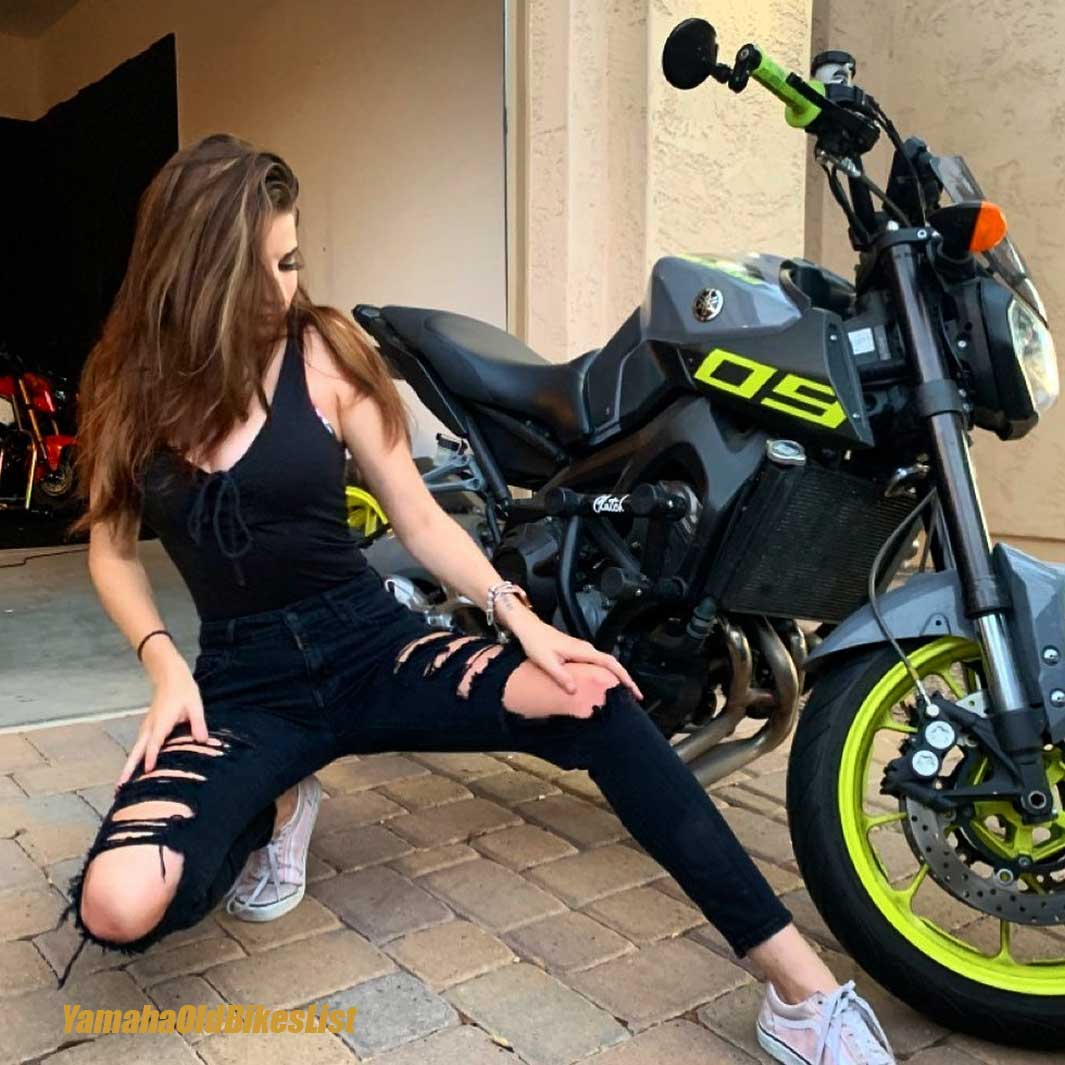Yamaha MT-09 Girl, Slickerspeed - Yamaha Old Bikes List