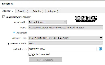 Network pada VirtualBox - NAT, Bridge Adapter, Internal Network, Host ...