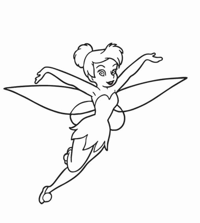 Printable Tinkerbell Coloring Pages - Yuk Sebar