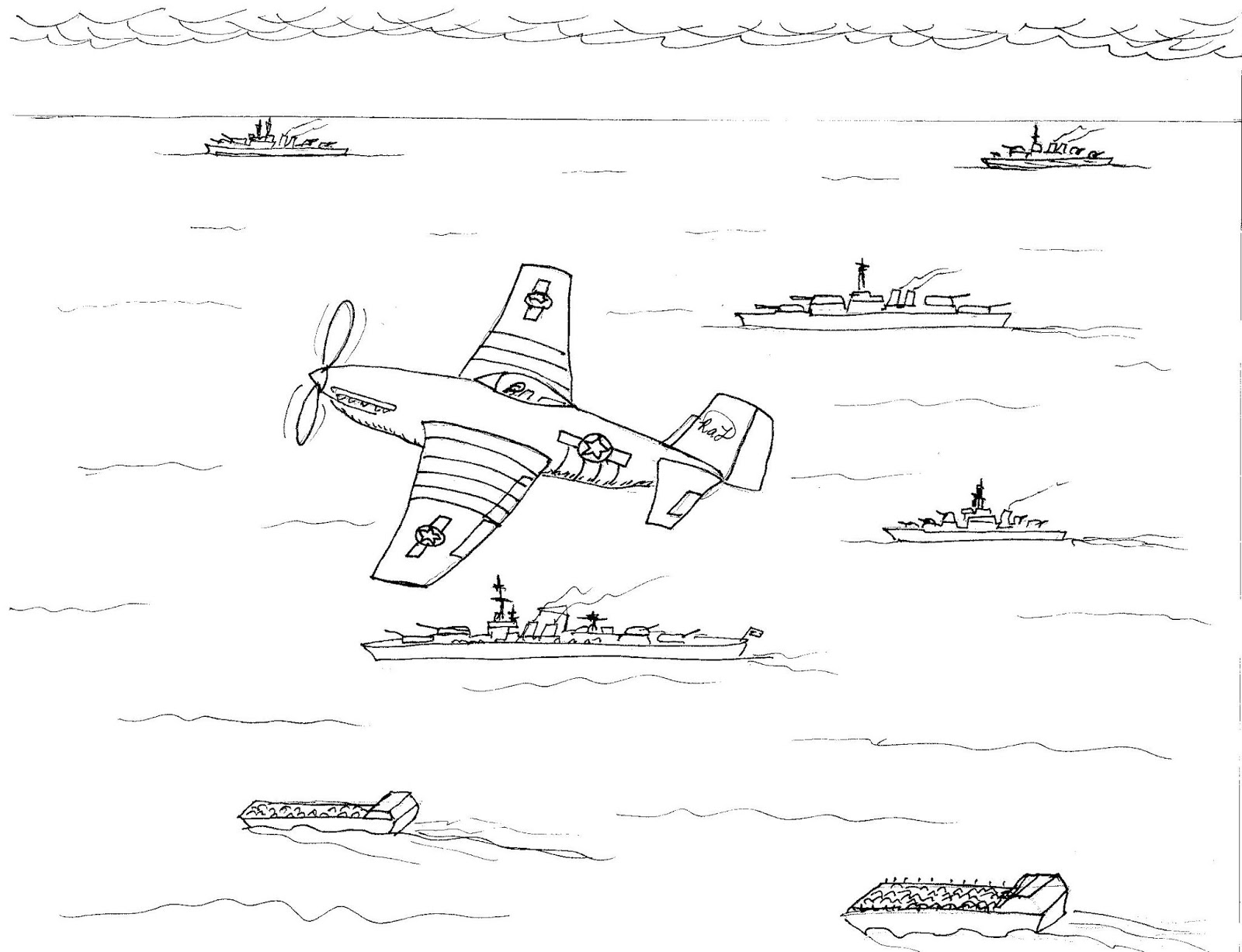 Robin's Great Coloring Pages: F-35 Lightning Fighter-Bomber- Aircraft ...