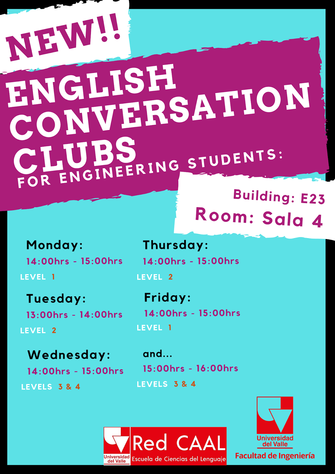 ENGLISH CONVERSATION CLUBS Y ASESORÍAS EN INGLÉS