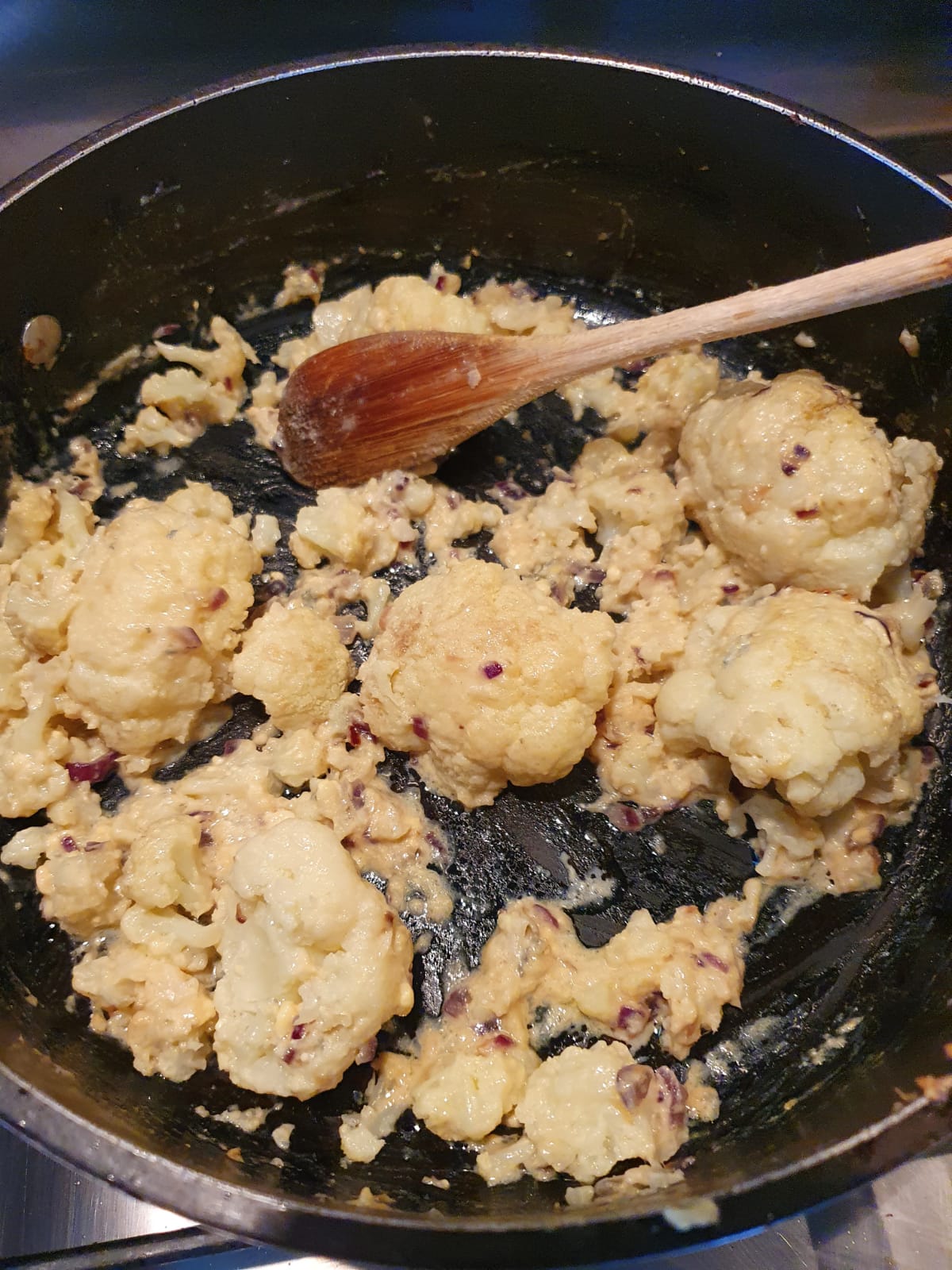 Kookkuns: Blomkool met ansjovis en bloukaas / Cauliflower with ...