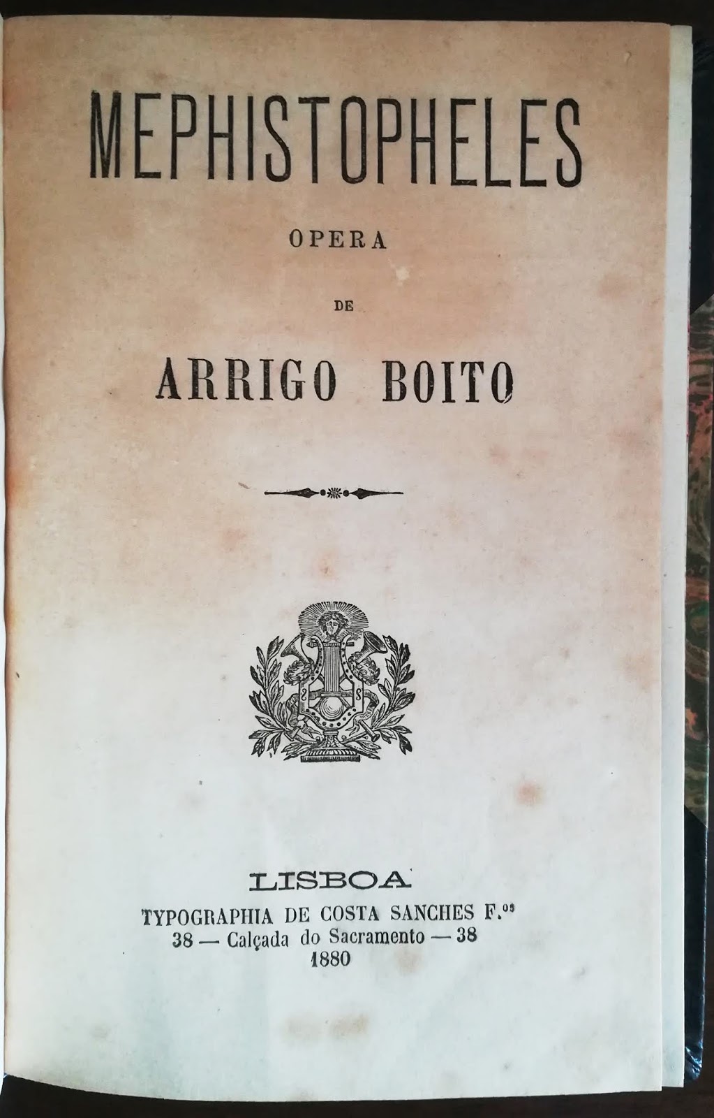 MEPHISTOPHELES: ópera - Arrigo Boito