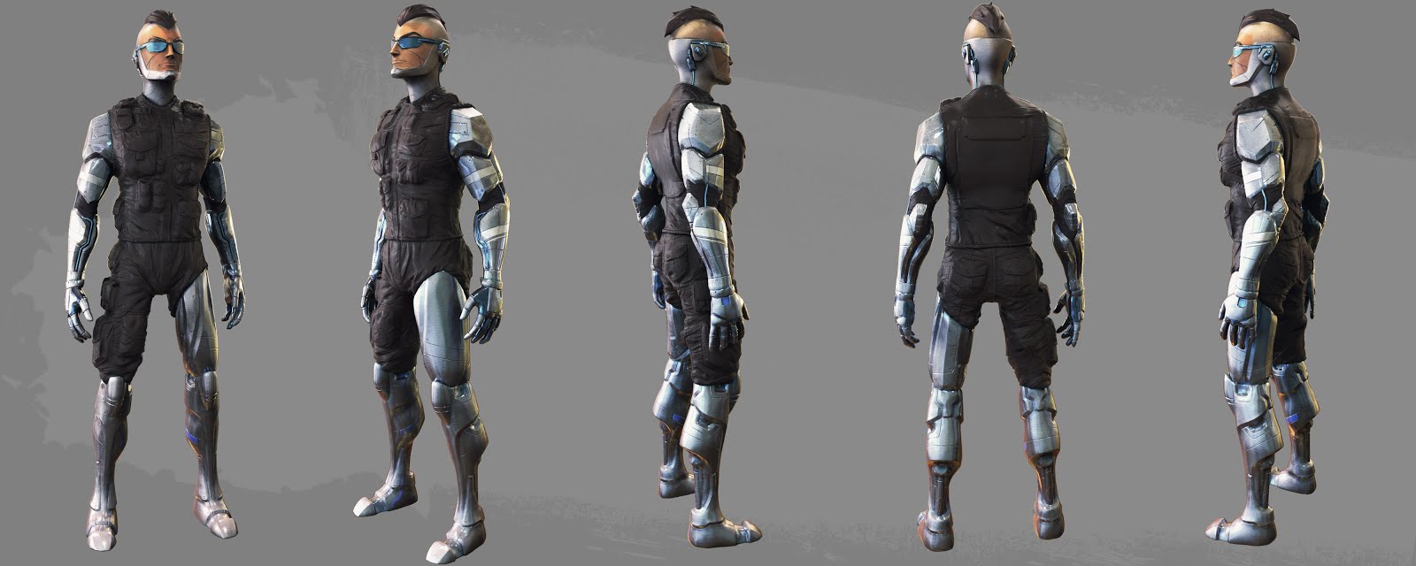 Miguel Hernández Urbina: Cyber Character Game Concept