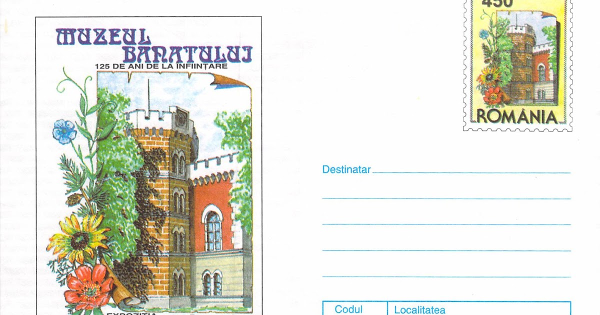 Jurnalul filatelic: Întreguri poștale - plicuri: Muzeul Banatului - 125 ...