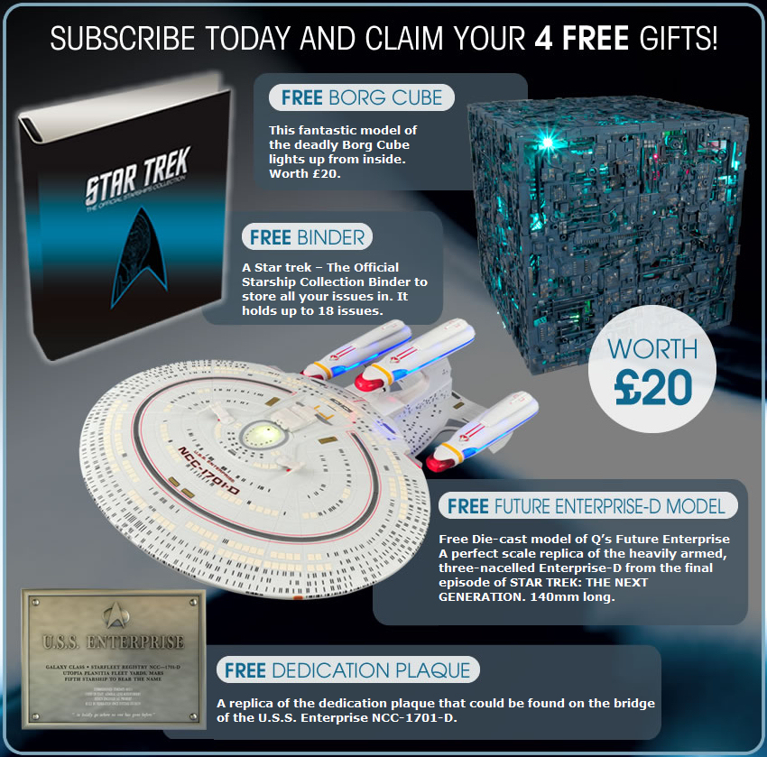 The Trek Collective: New Star Trek part work magazine with little model ...