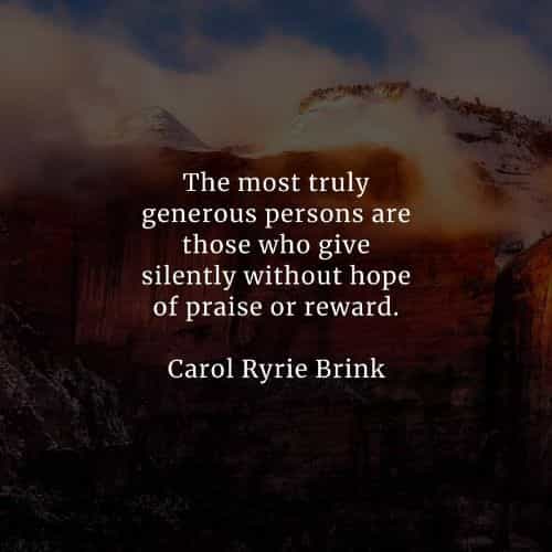 44 Generosity quotes that will inspire your life positively