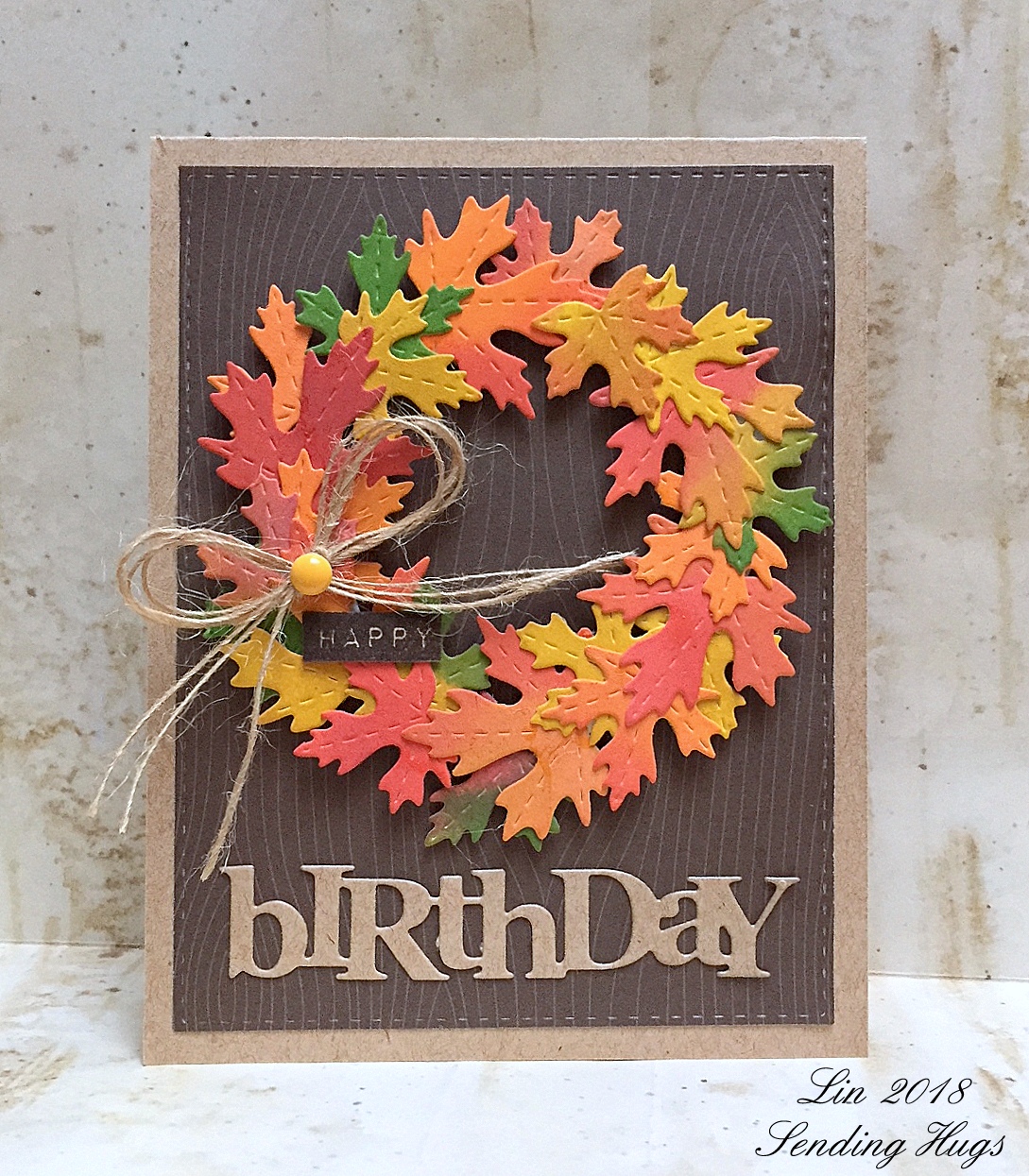Sending Hugs: For a Fall Birthday