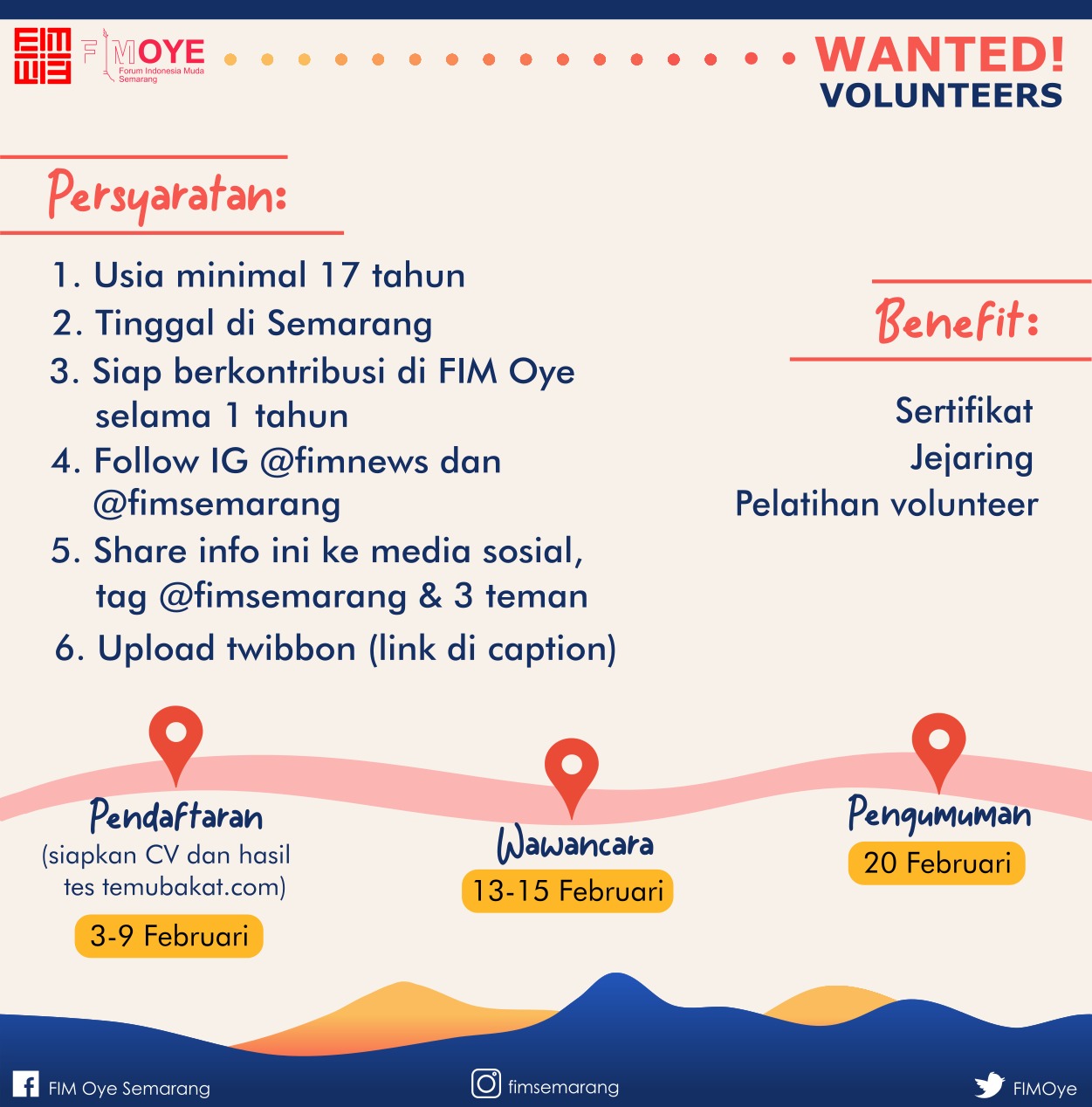 Open Volunteer Forum Indonesia Muda Semarang 2021 - Campusnesia.co.id
