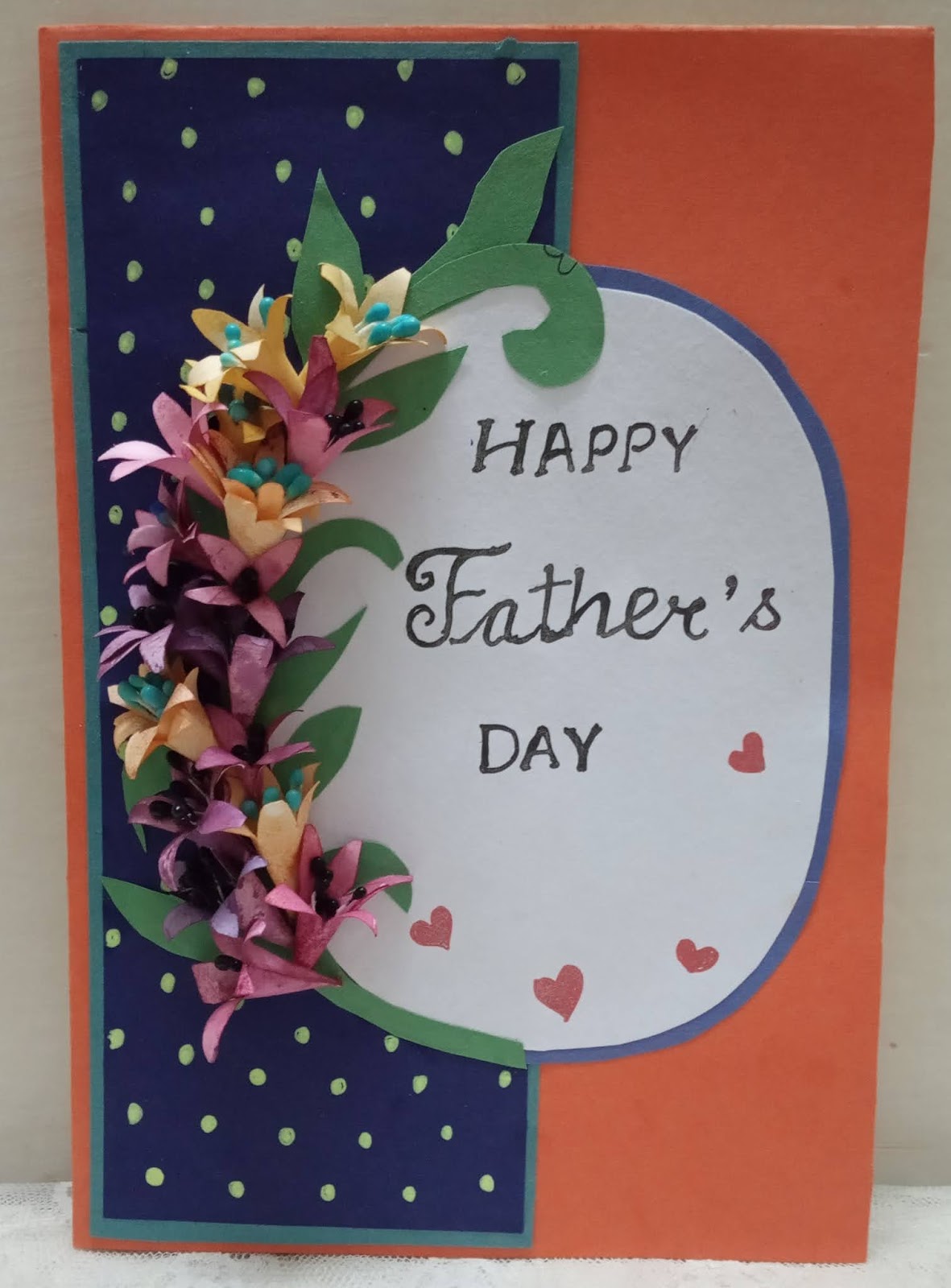Beautiful Fathers Day Pop up Card