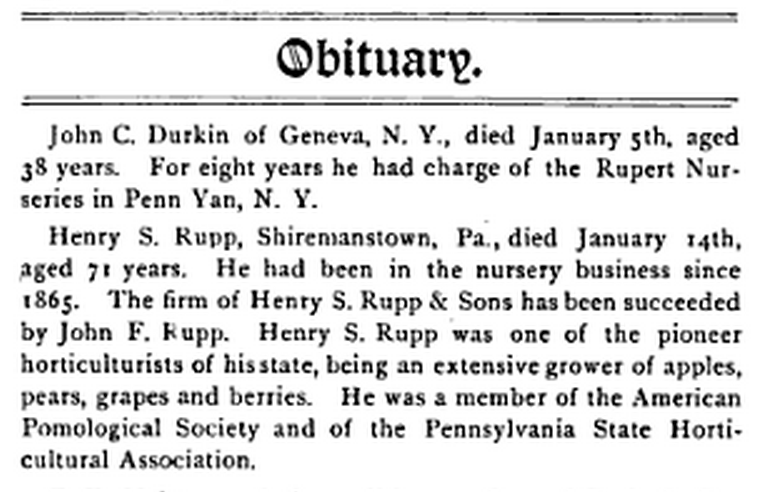 The Promise of Seeds: Magic in a Packet: 1880s - Mr. Rupp and His ...
