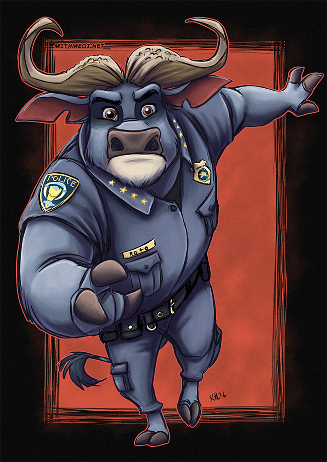 For Glorious Zootopia: Fanarty, fanarty, fanarty #23 Chief Bogo