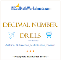 Free Cool Math Worksheets and Printables