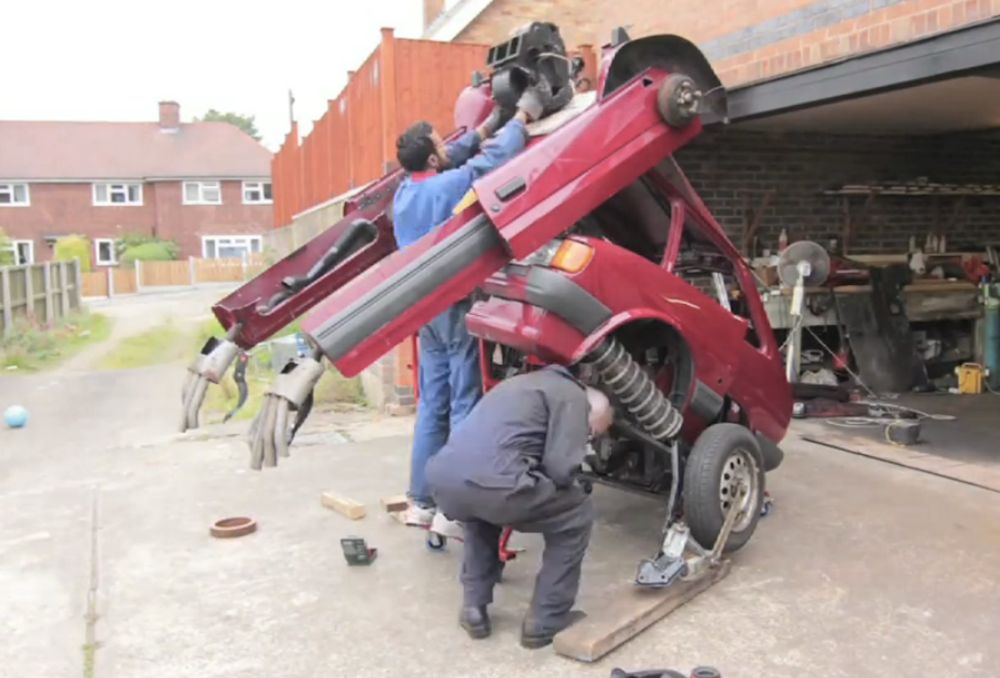 1988 Ford Fiesta Transformed Into Real-Life Transformer ~ Vintage Everyday