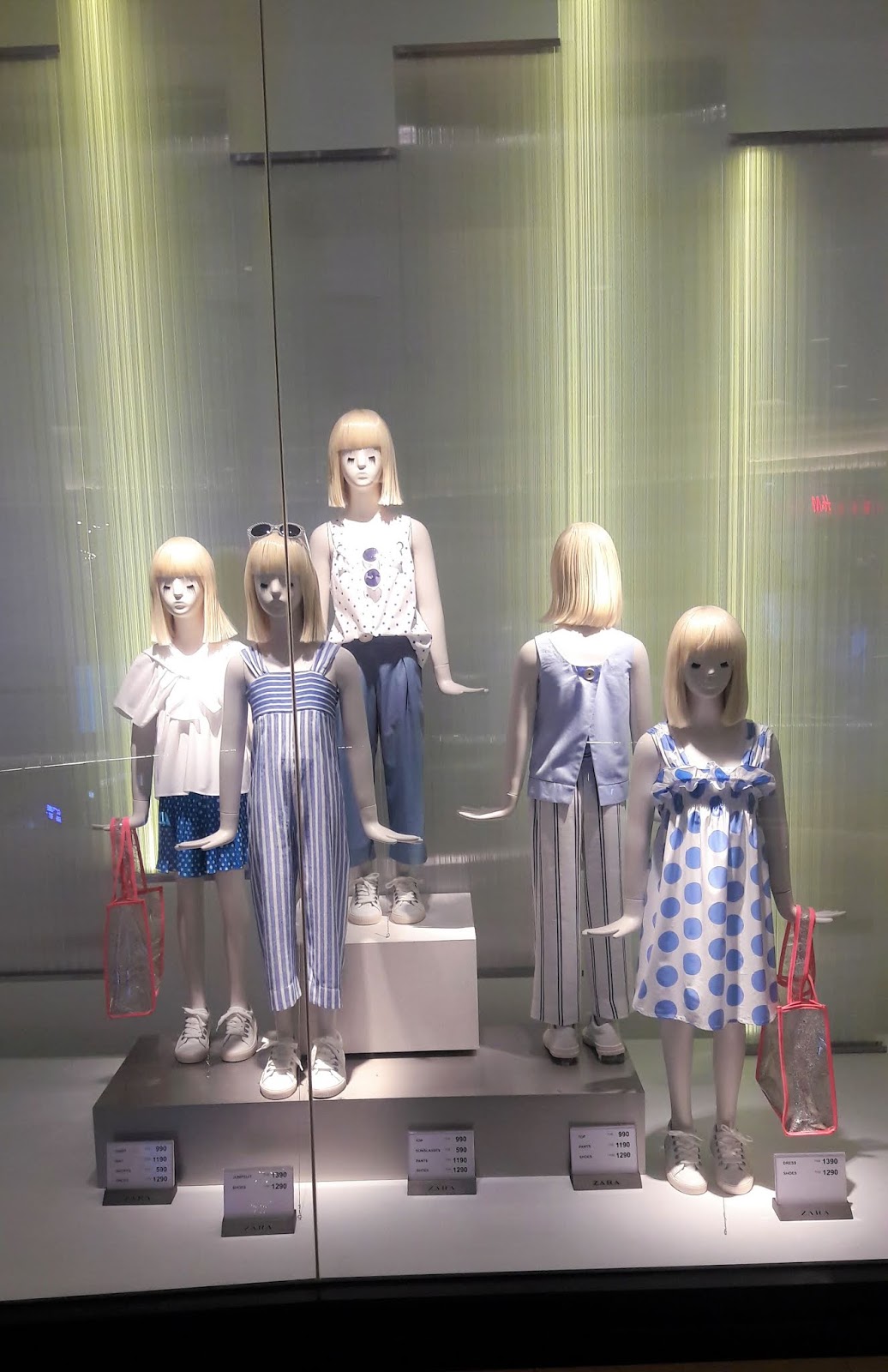 ZARA window display at ZARA Siam Paragon in Bangkok, Thailand