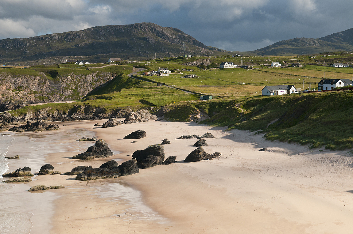 Around Scotland: DURNESS CAMPSITE & SANGO SANDS