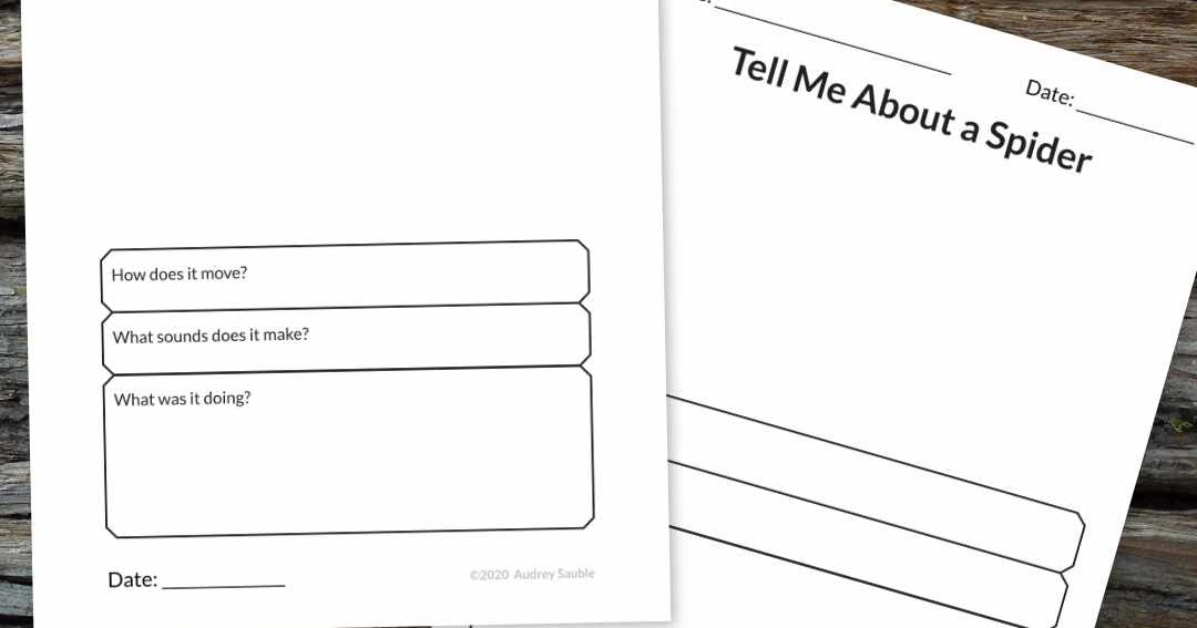 Bug Journal Printable