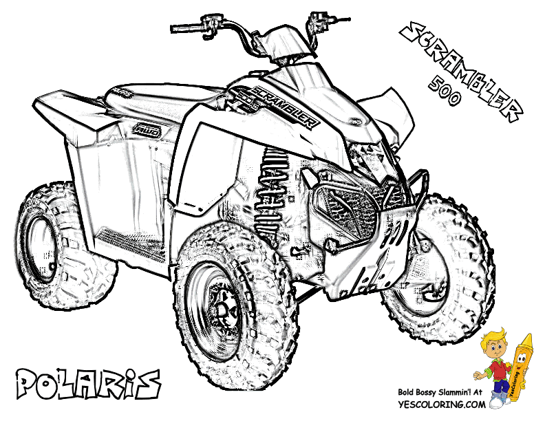 Four Wheeler Coloring Pages ~ Coloring Pages