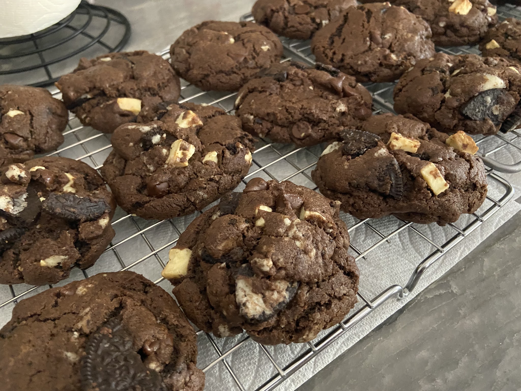 The Pastry Chef's Baking: Triple Fudge Oreo Crunch Cookies