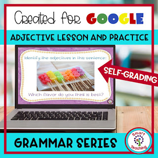 Classroom Freebies Too: Self Grading Google Forms Adjective Lesson and ...