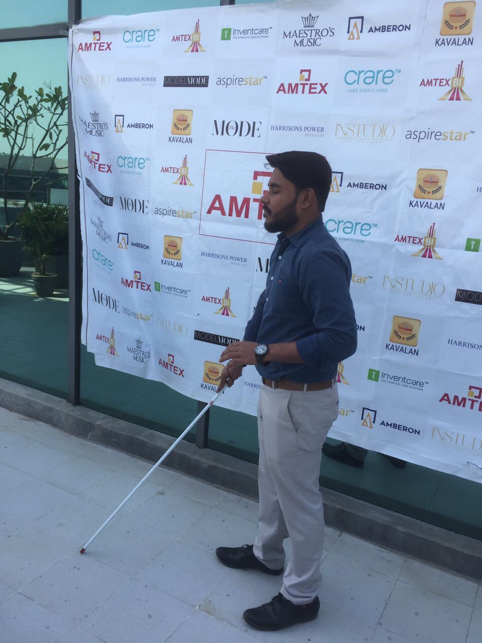 Esha - People for the blind: Corporate Blind Walk