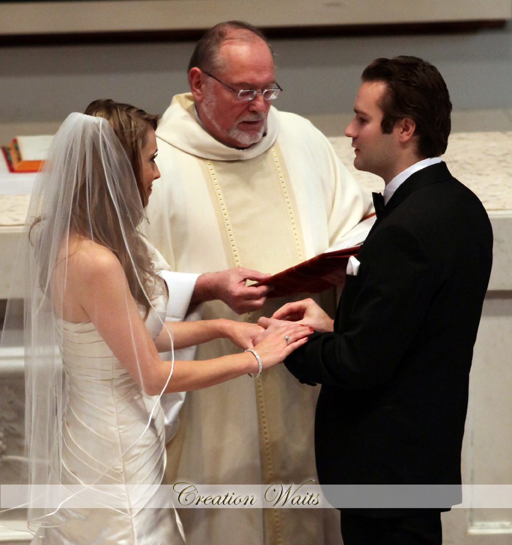 Creation Waits Photography: Holy Trinity Ceremony - Catholic Wedding in DC