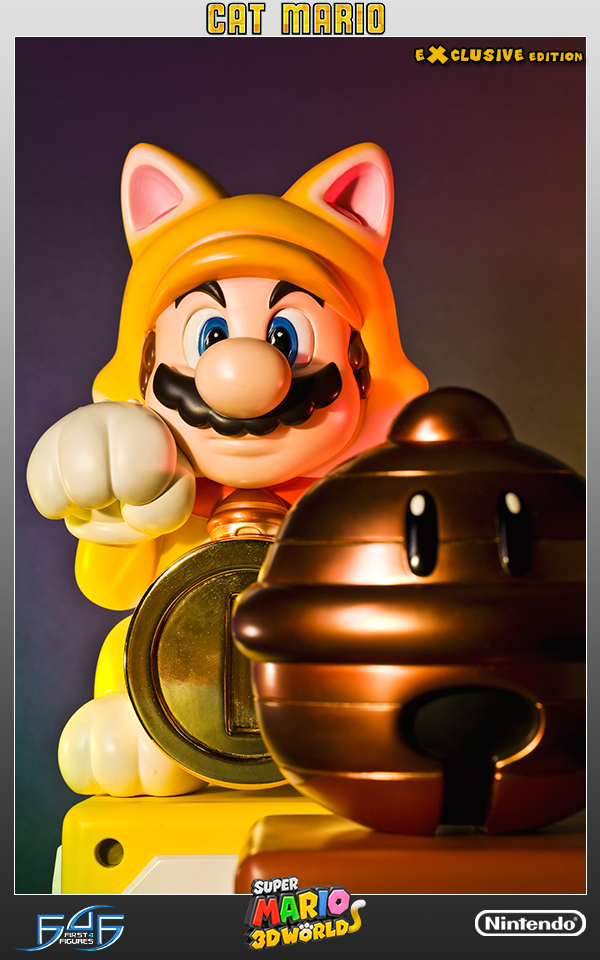 Super Mario 3D World - Cat Mario (First 4 Figures)