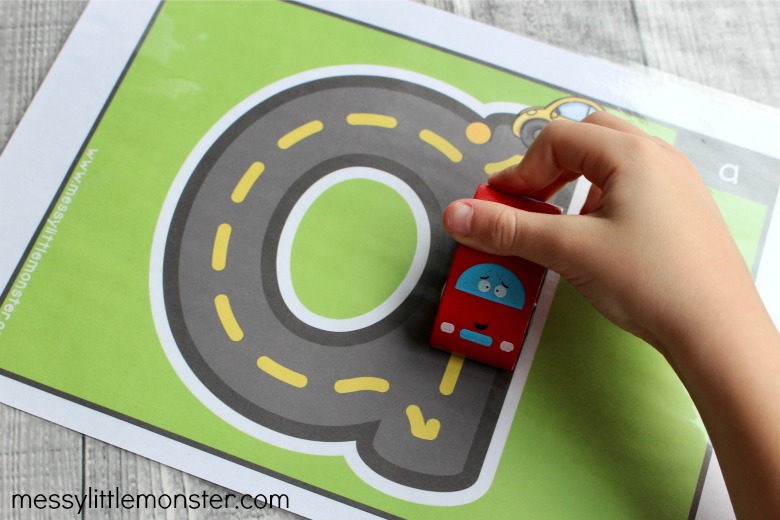 Alphabet Roads Letter Formation Printable - Messy Little Monster