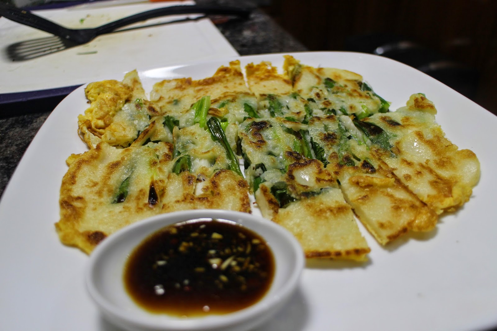 FABULA FOOD: Pajeon (Korean Green Onion Pancake) Recipe