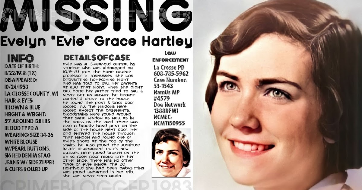 The Kidnapping and Murder of: Evelyn Grace Hartley - CrimeBlogger1983