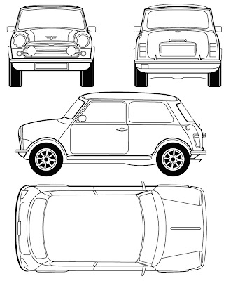 3d Auto Club: Blueprints - Mini (HQ)