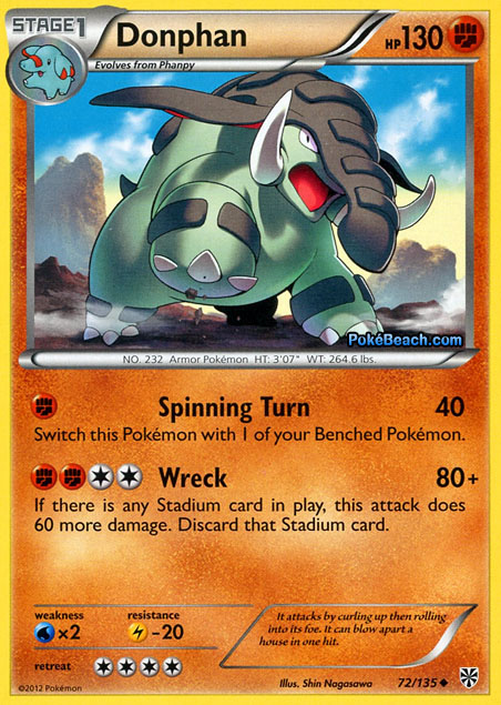 Donphan -- Plasma Storm Pokemon Card Review | PrimetimePokemon's Blog