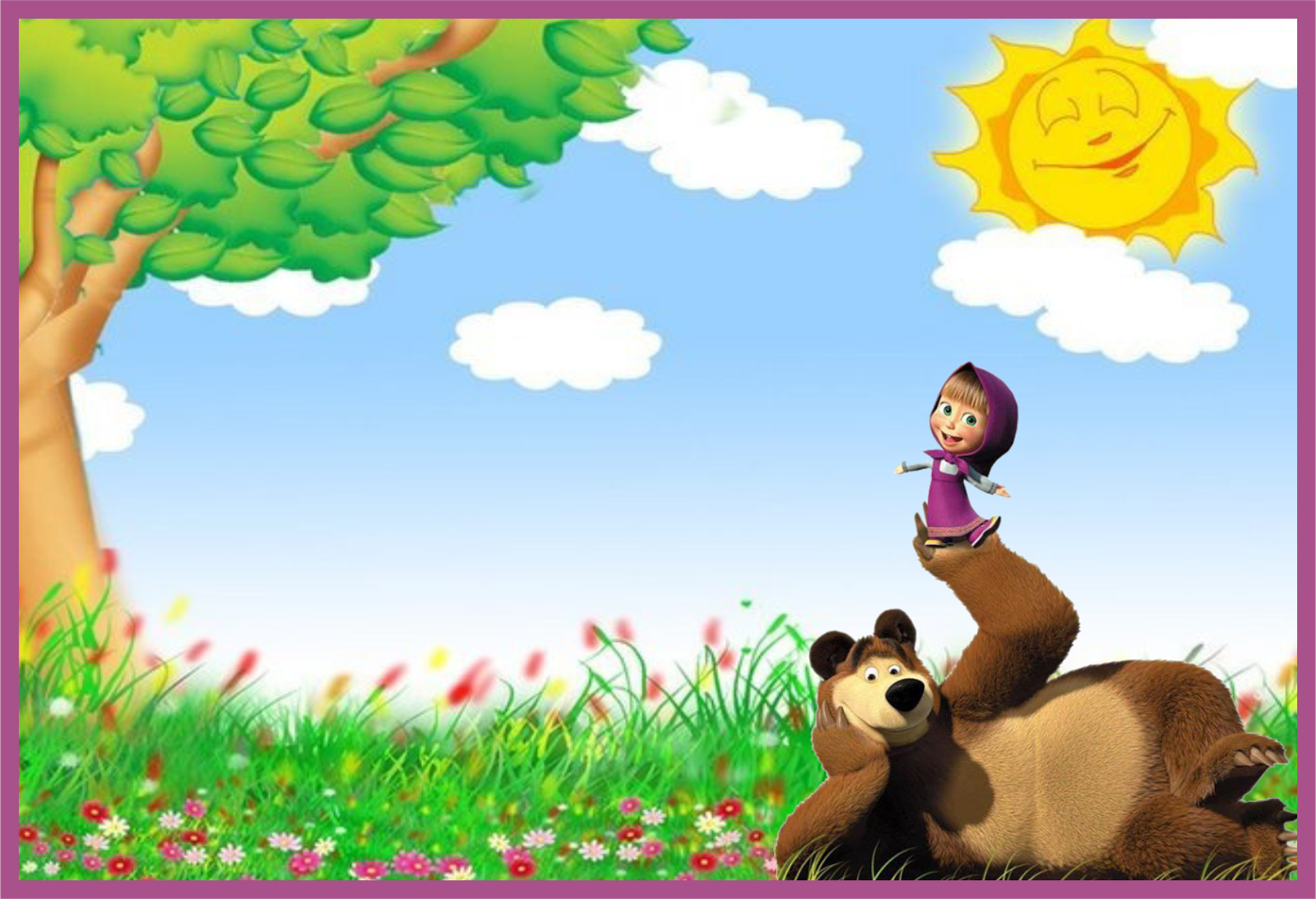 Fiestas Personalizadas Imprimibles: 20 Hermosas tarjetas de Masha y el ...