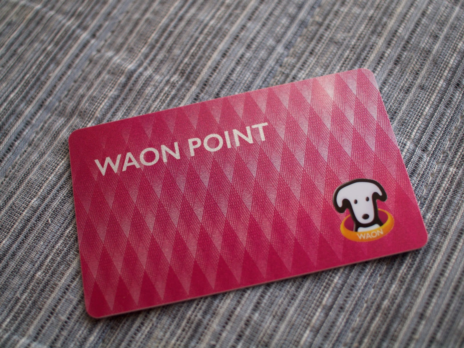 Gen's Blog: WAON POINT カード