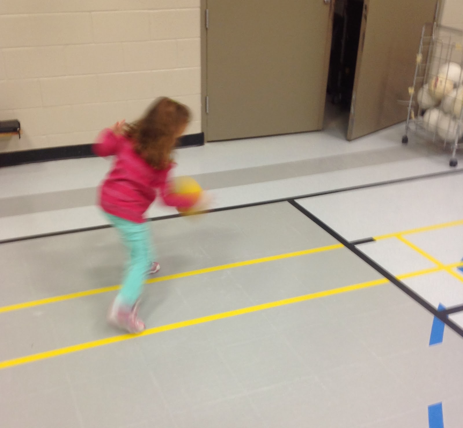 St. Anne's Movers and Shakers: Practicing Bouncing a Ball