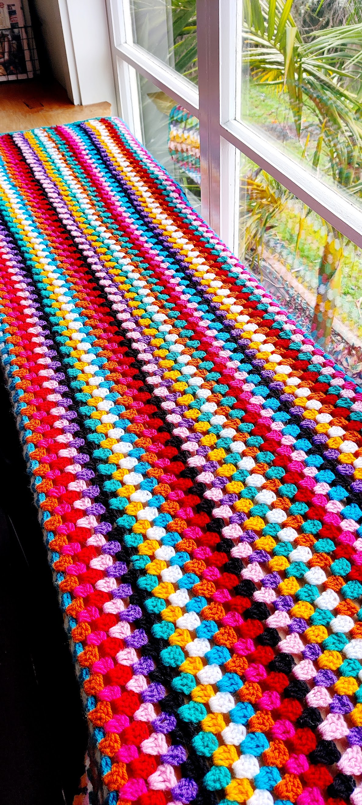 Bright Granny Stripe Blanket - PaisleyJade