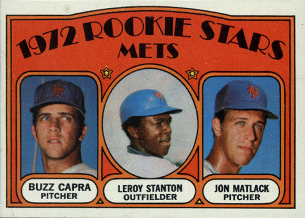 Rating The Rookies: 1972 Topps Mets Rookie Stars: Buzz Capra, Leroy ...