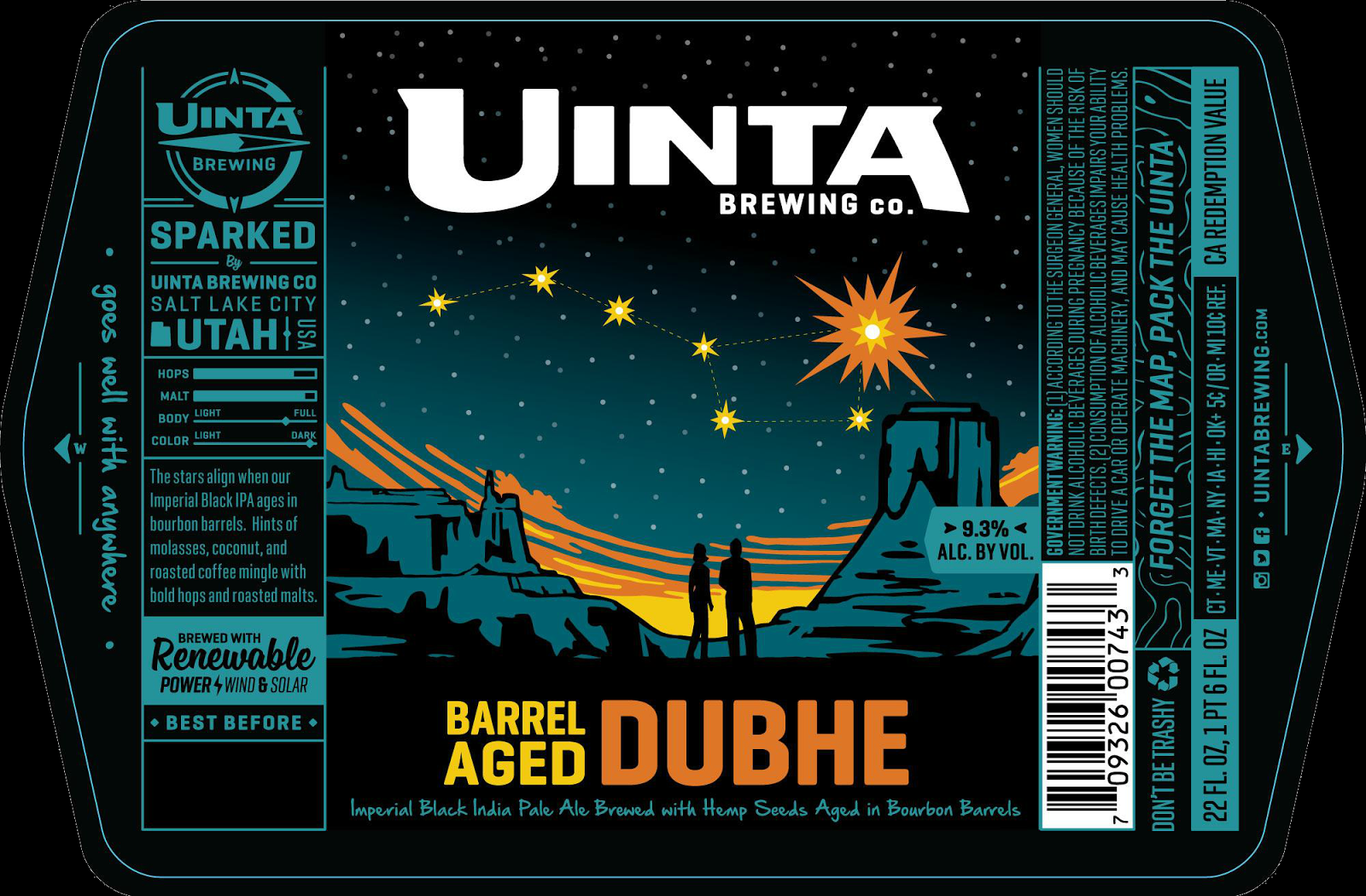 Utah Beer: Uinta's Barrel Aged Dubhe Has a Release Date