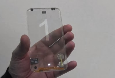O Futuro de Vidro: Celulares de vidro/transparente