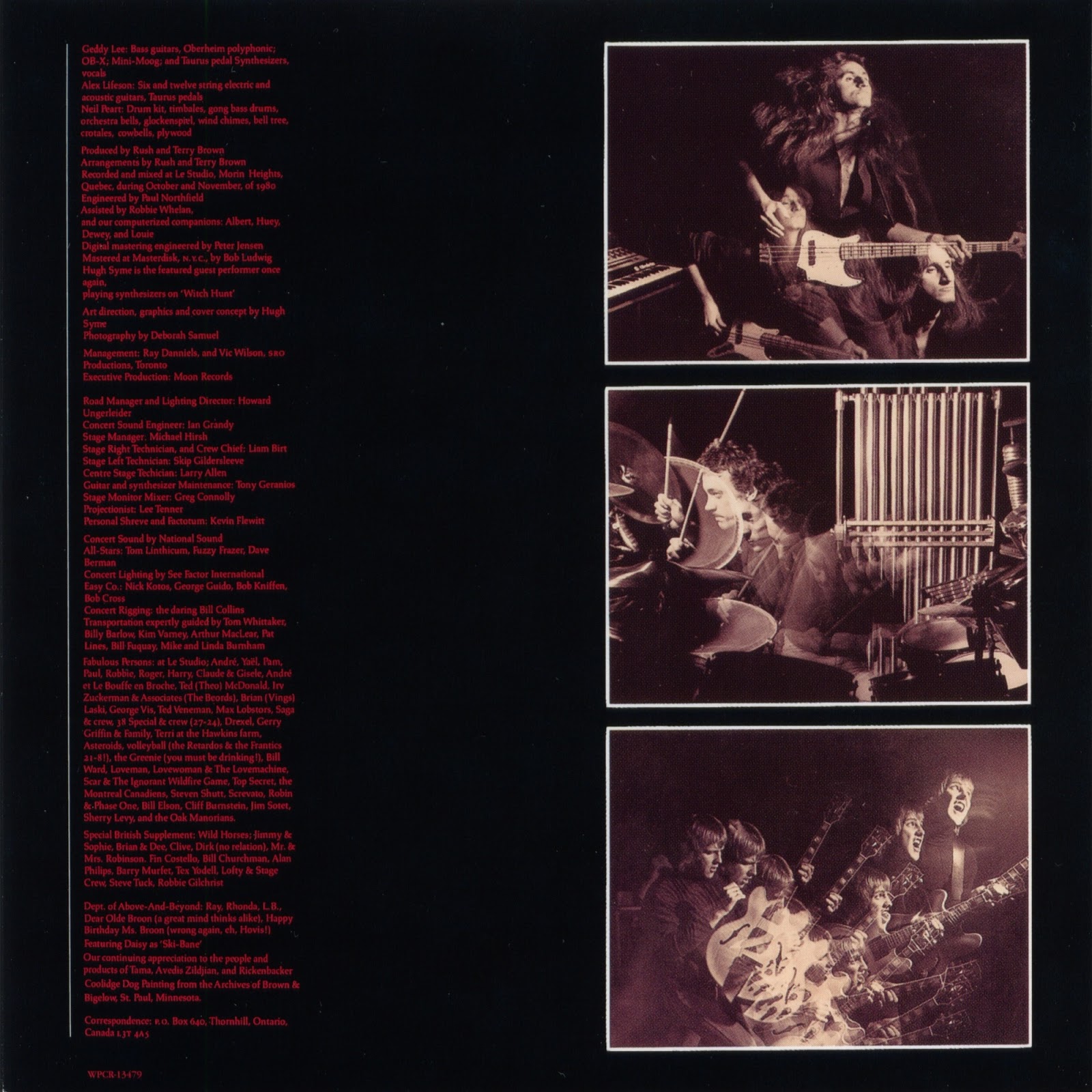 1981 Moving Pictures - Rush - Rockronología