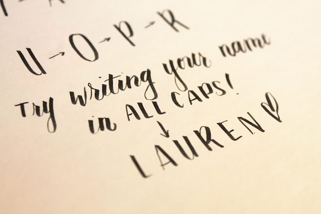 How to Hand Letter: Printed Caps