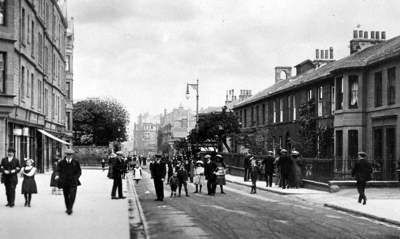 Tour Scotland: Old Photograph Bath Street Portobello Scotland
