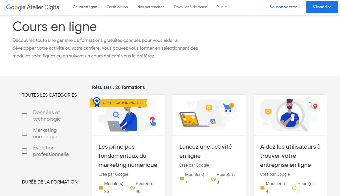 LES 4 MEILLEURES SITES DE COURS GRATUITES EN LIGNE