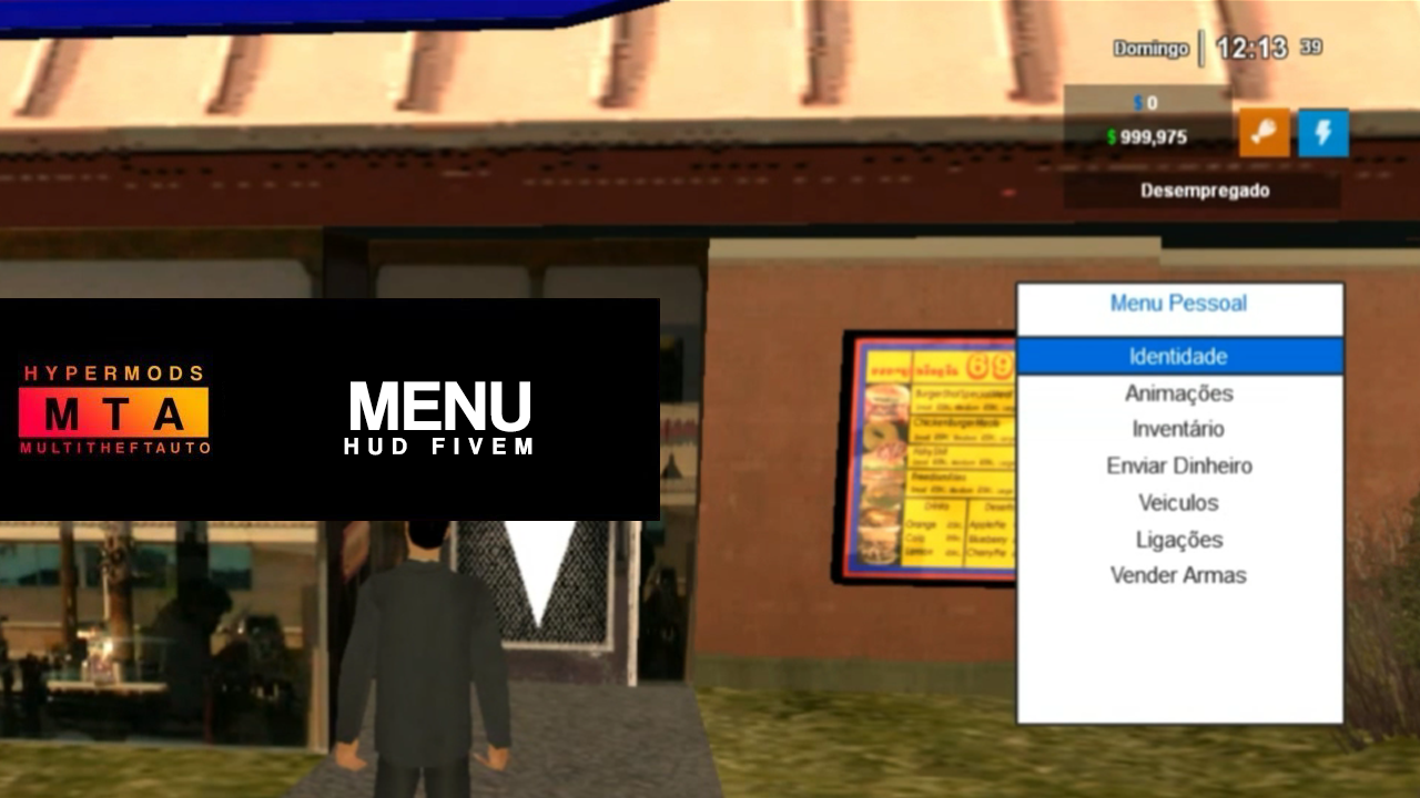 MTA:SA - MENU/HUD FIVEM