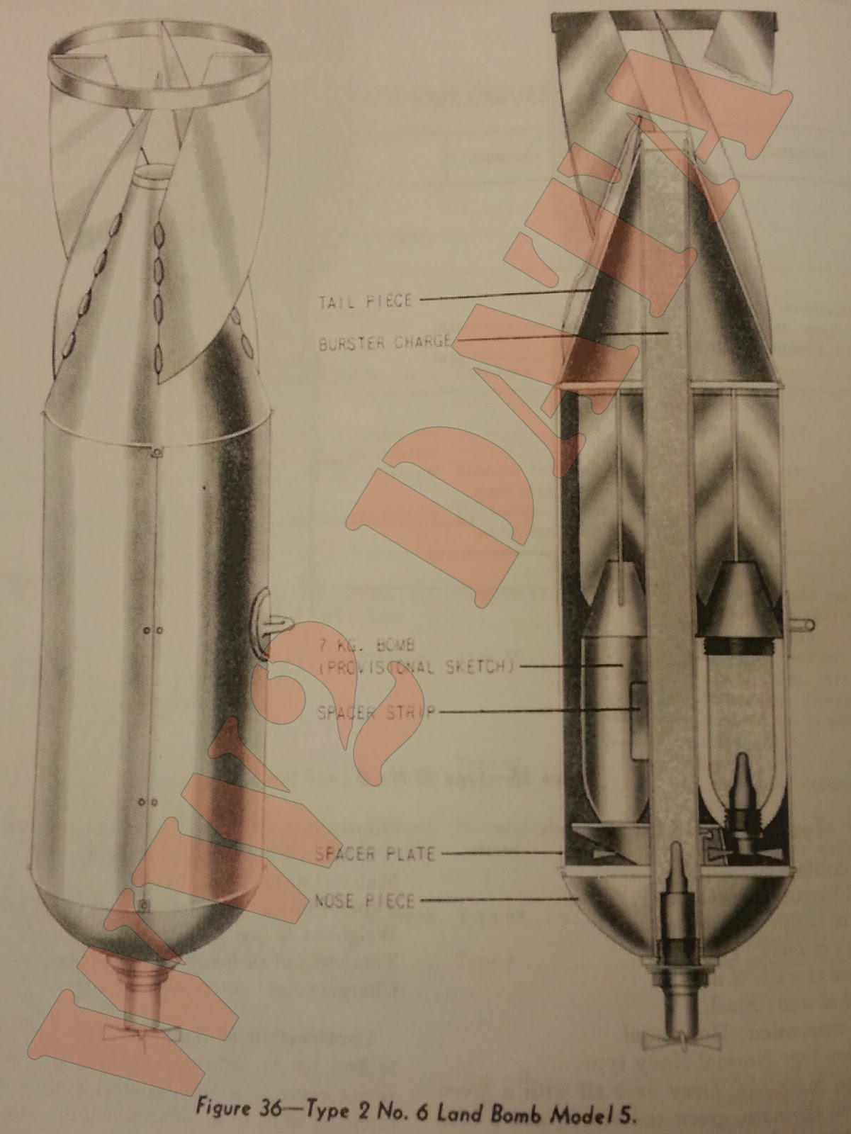 WW2 Equipment Data: Imperial Japanese Navy Explosives - Bombs (Part 1)